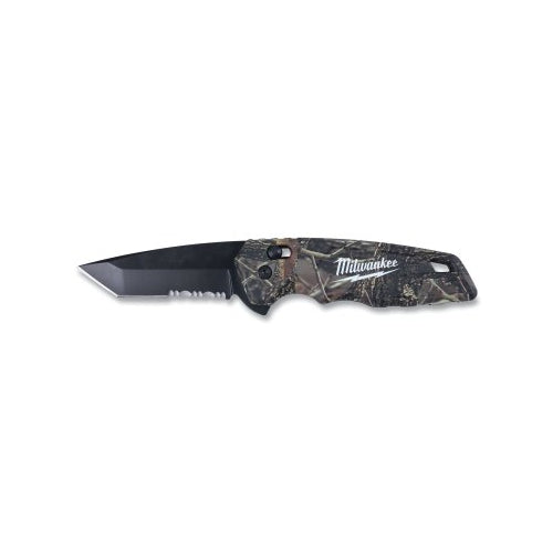 Milwaukee Tool Fastback Camo Spring Assisted Knife, Tanto, 7-1/2 Inche ...