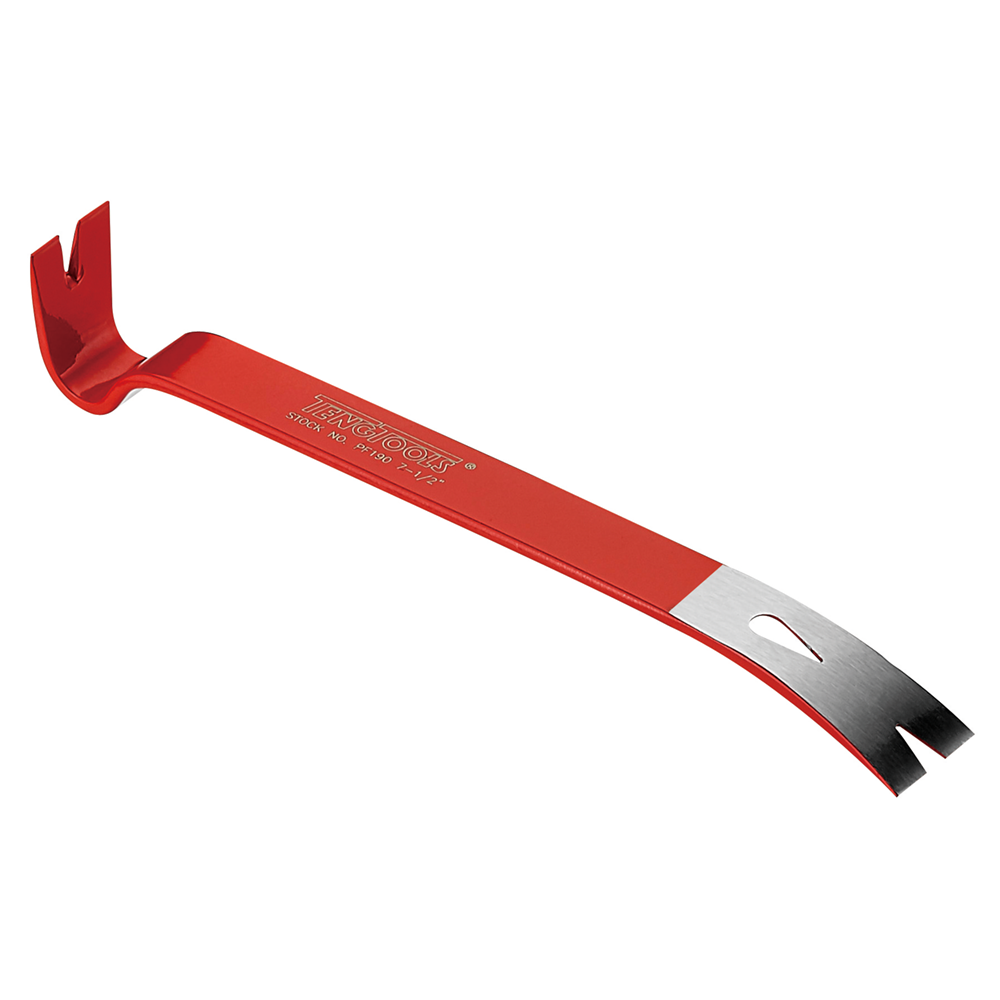 Teng Tools 7.5 Inch Long Wrecking Pry Bar For Leverage, Nail Removal a ...