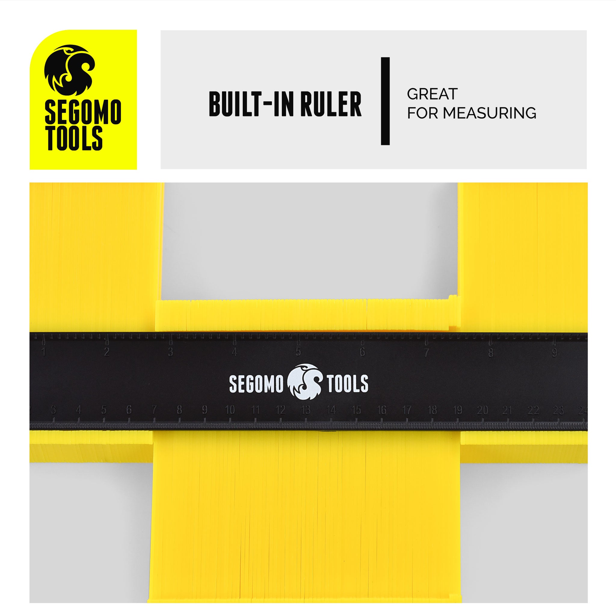 Segomo Tools 2 Piece 5 Inch & 10 Inch Contour Profile Locking Gauge