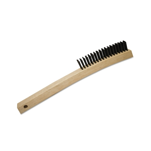 Magnolia Brush Curved Handle Wire Scratch Brushes, 14 In, Tempered Bra ...