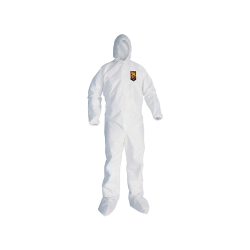 Kleenguard A20 Breathable Particle Protection Coverall, White, Zf, Ebw ...